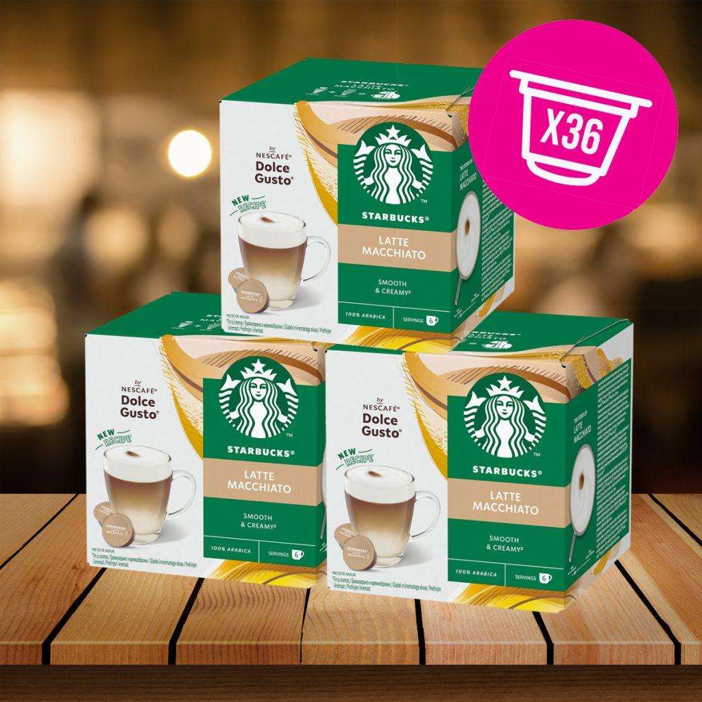 STARBUCKS Latte Macchiato by NESCAFÉ® Dolce Gusto® 3x12 kapsula za kavu ☕