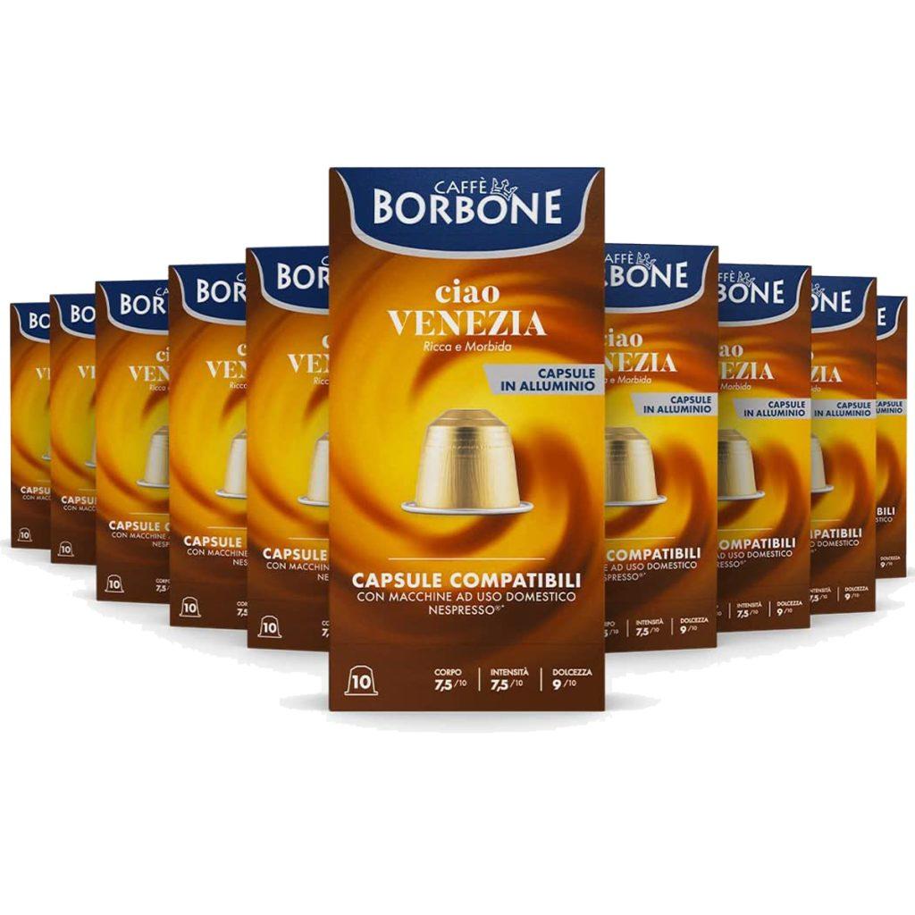 Caffe Borbone NES ALU VENEZIA 100/1 Nespresso® kompatibilne aluminijske ...